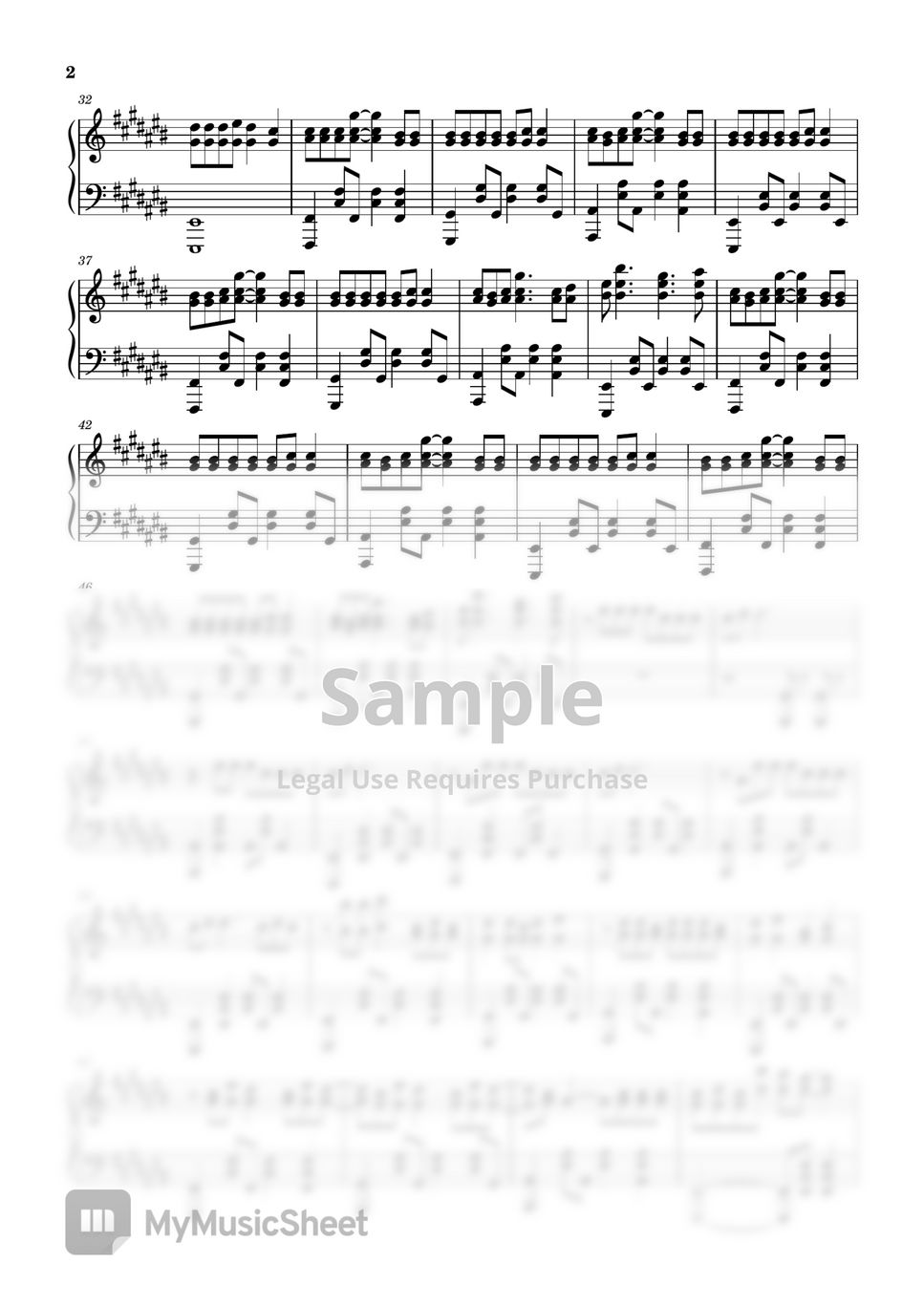 The Kid LAROI Justin Bieber - Stay Sheet by Leisure Piano Sheets YT