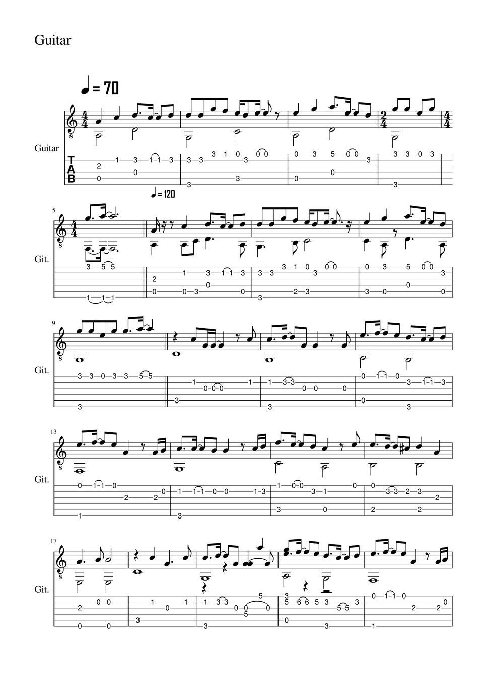 Hideaki Anno - Neon Genesis Evangelion Fingerstyle - TAB AND NOTES 악보 ...