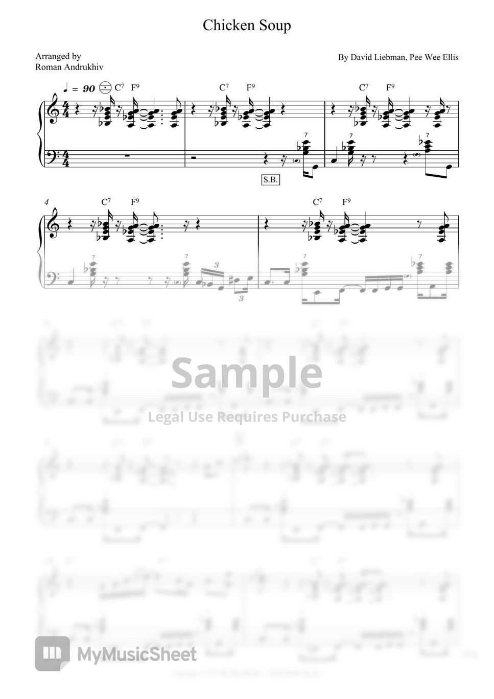 Pee Wee Ellis - Chicken Soup (Original Jazz Arrangement For Solo ...