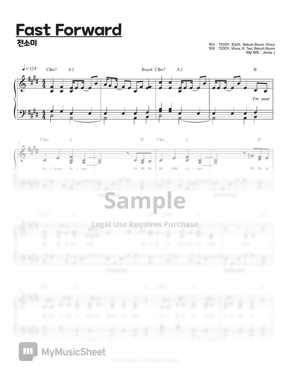 JEON SOMI (전소미) - Fast Forward Sheets by Jinnie J