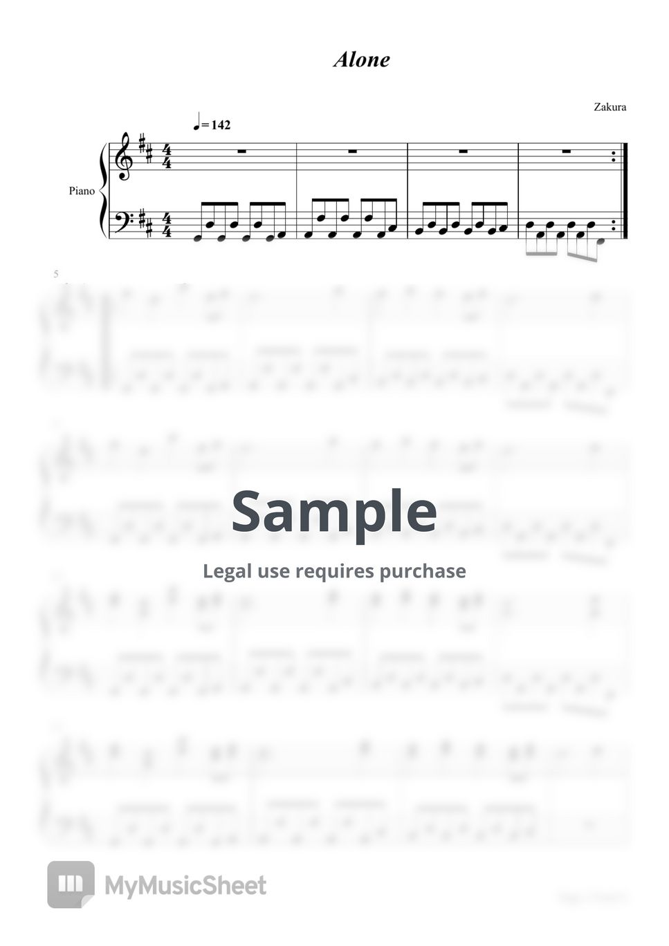 Marshmello - Alone (Marshmello) Sheets by dogemusic