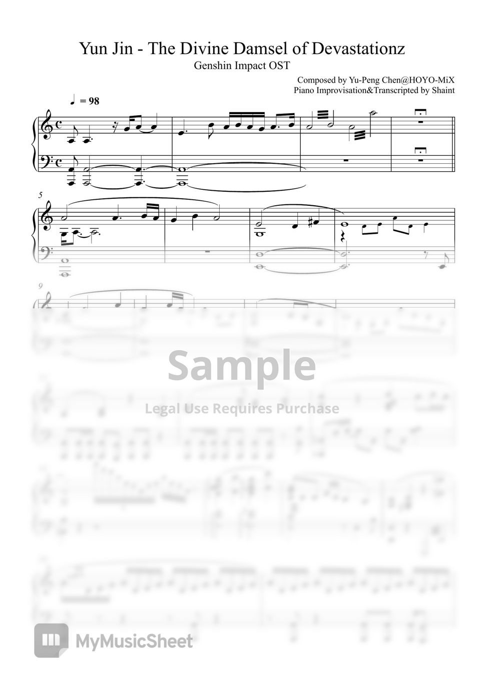 Genshin Impact - The Divine Damsel of Devastation - Genshin Impact OST ...