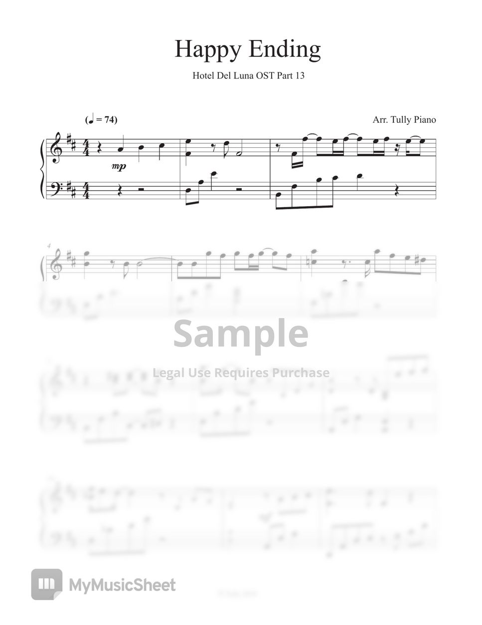 IU(아이유) - Happy Ending Sheets