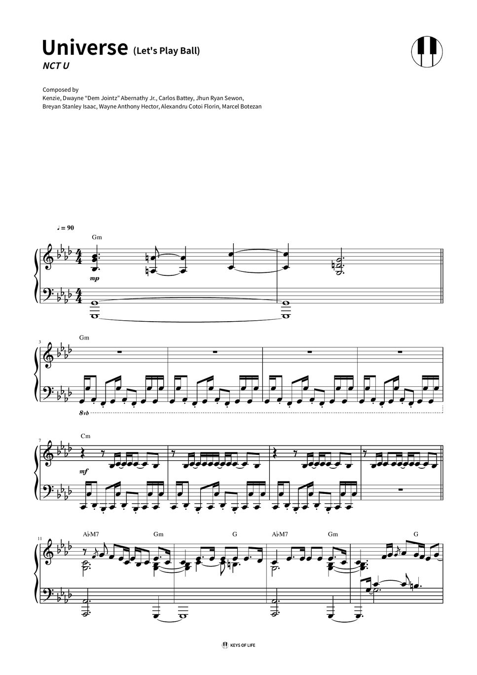 NCT U - Universe Sheets by KEYS OF LIFE