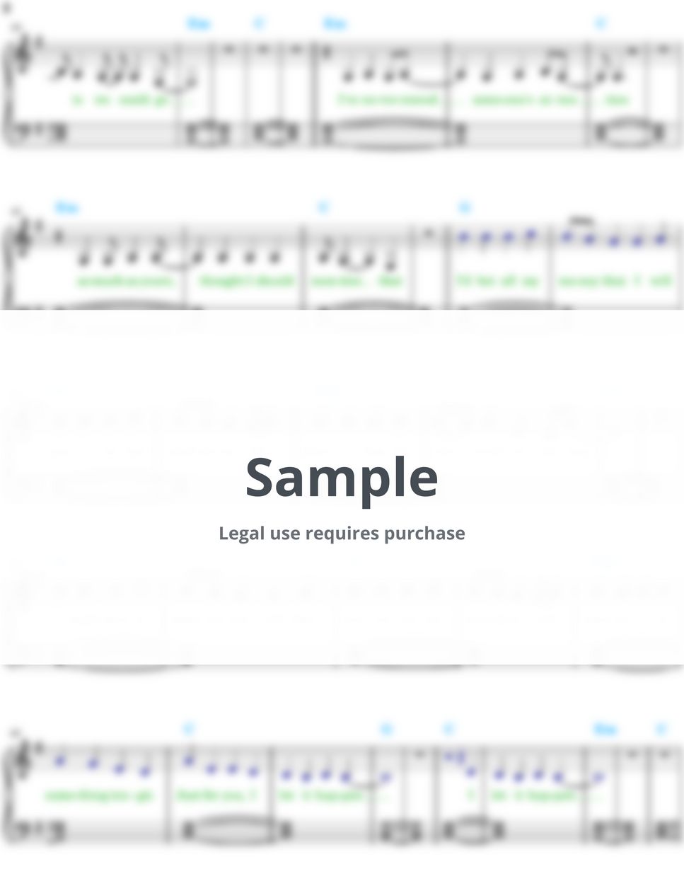 Gracie Abrams - I Let It Happen (With lyrics and chords) Piano Sheet PDF | Rita B | mymusic5