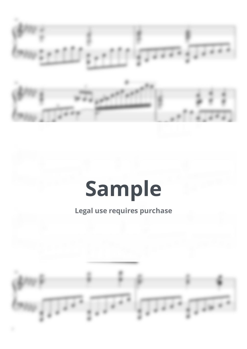 Yumi Tono - Hikaru Kimi e Main Theme『Amethyst』 Sheets by soup-majo