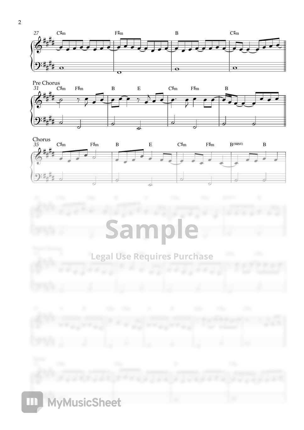Aqua - Barbie Girl (EASY PIANO SHEET) Sheets by Pianella Piano