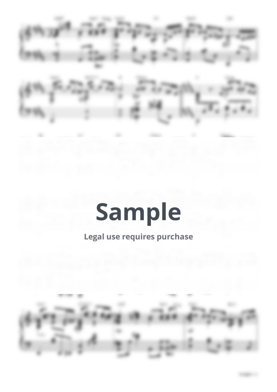 디어 & 재현 - Try Again (Piano solo) Sheet Music by KEYS OF LIFE