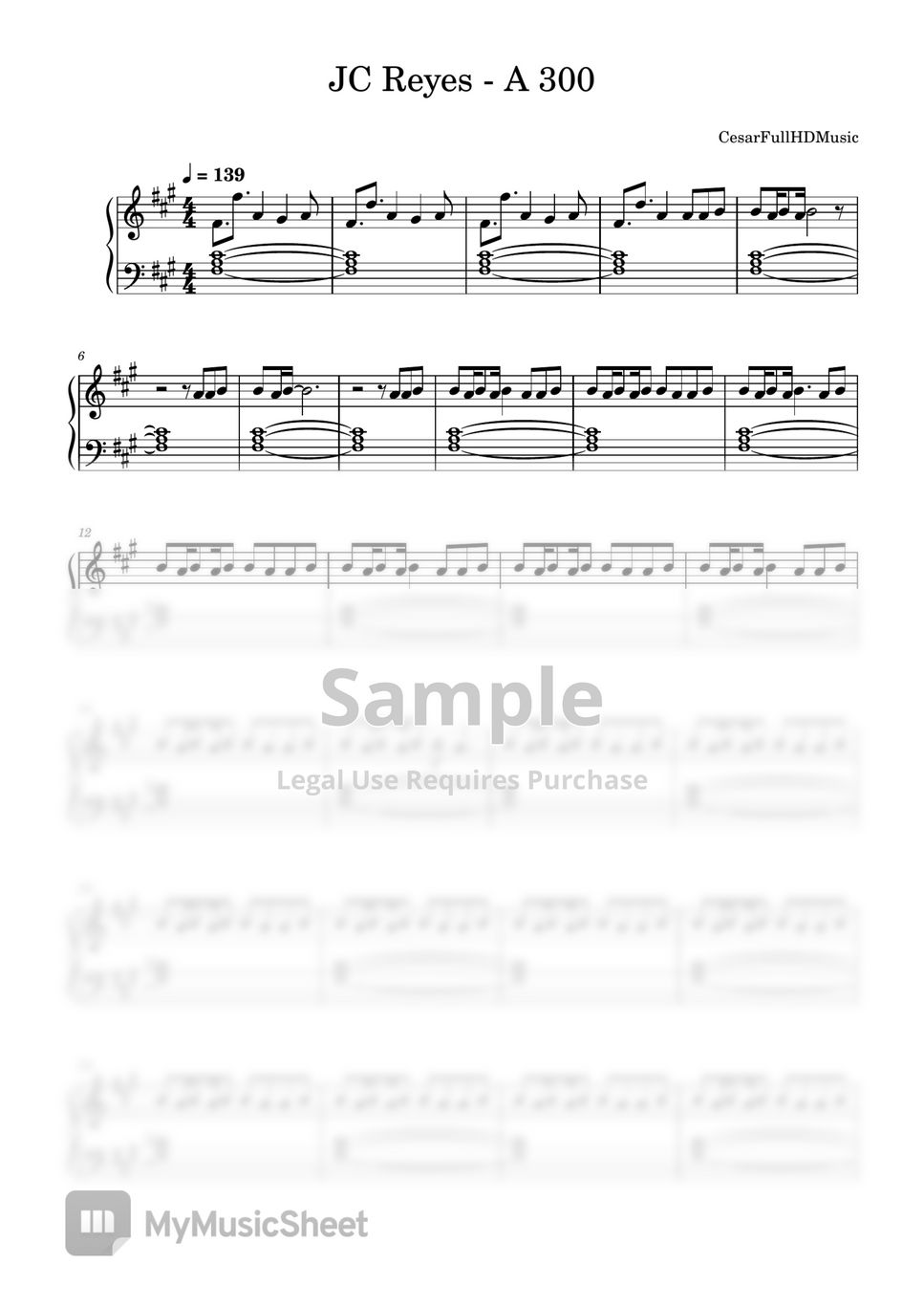 JC Reyes - A 300 Sheets