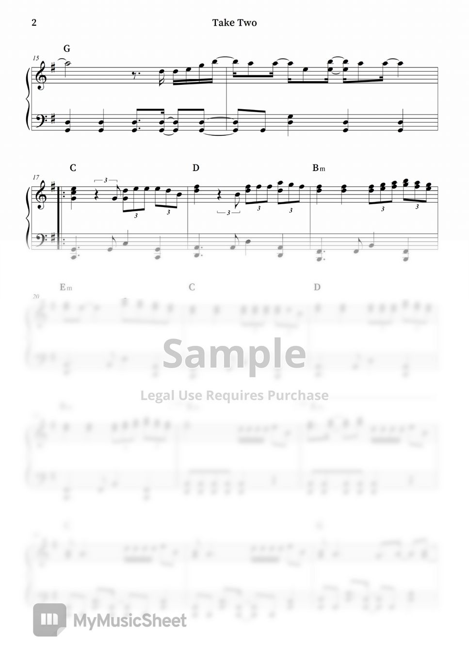 Take Two - BTS (with simple ver.) Sheets by HISHINE