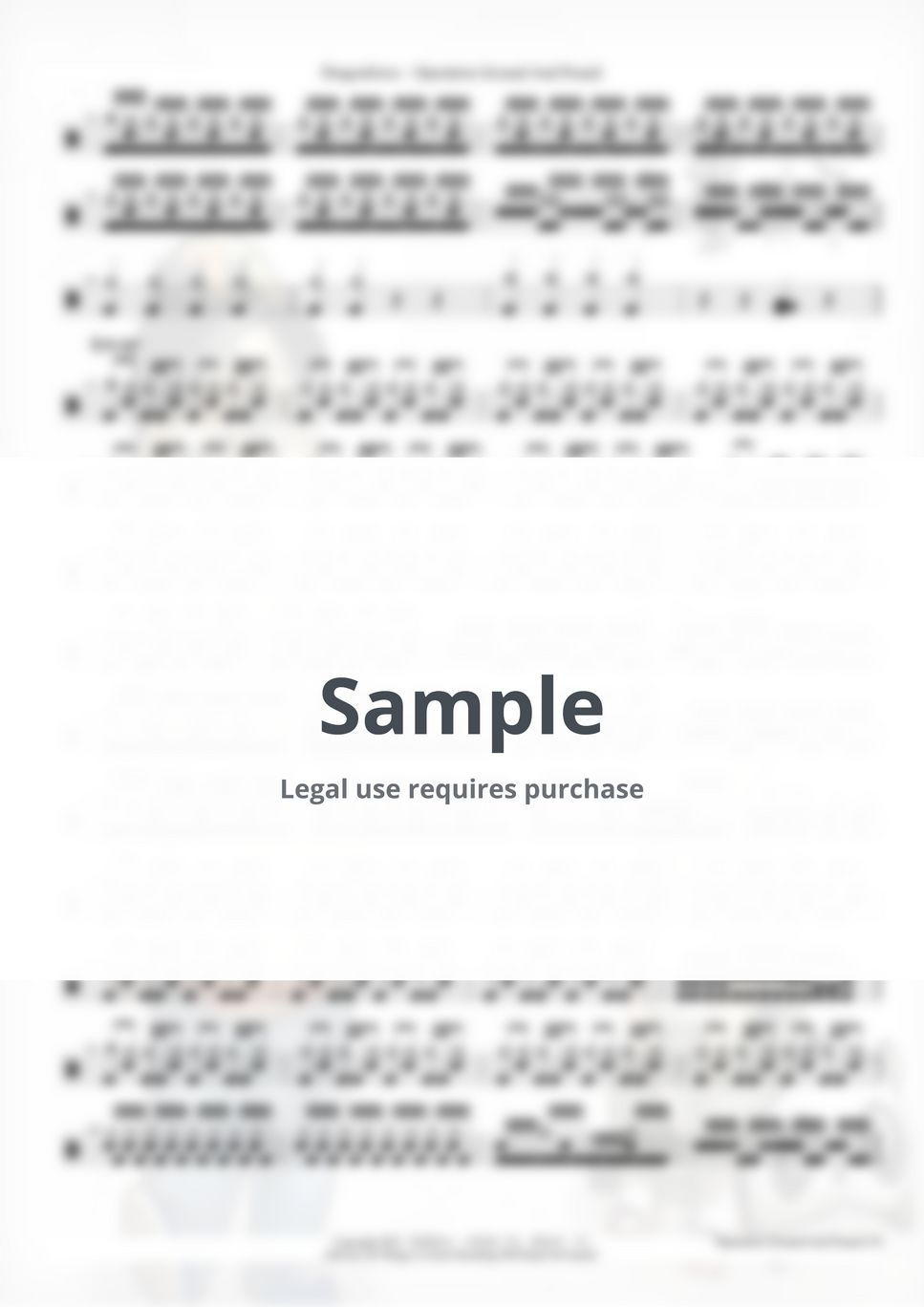 Dragonforce - Operation Ground and Pound (《Inhuman Rampage》) Sheets by 小董胖子