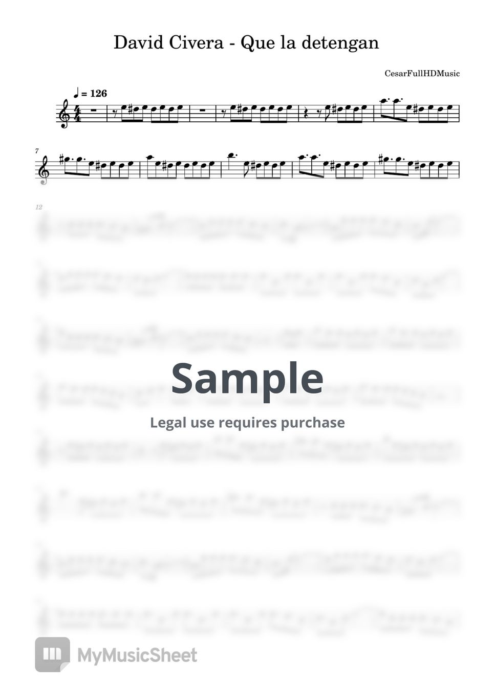 David Civera - Que la detengan Sheets