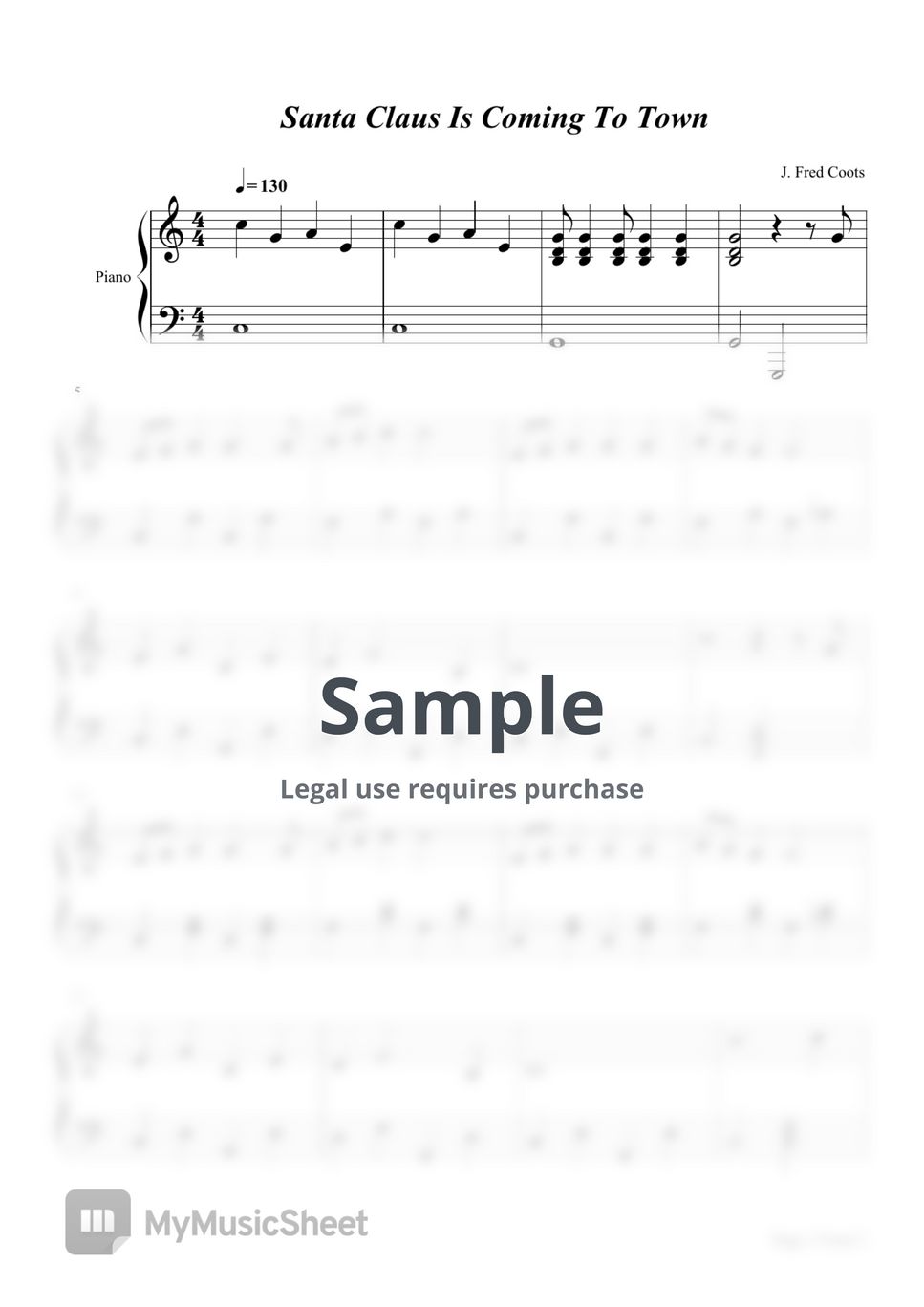 J. Fred Coots - Santa Claus Is Comin to Town (Santa Claus Is Coming to ...