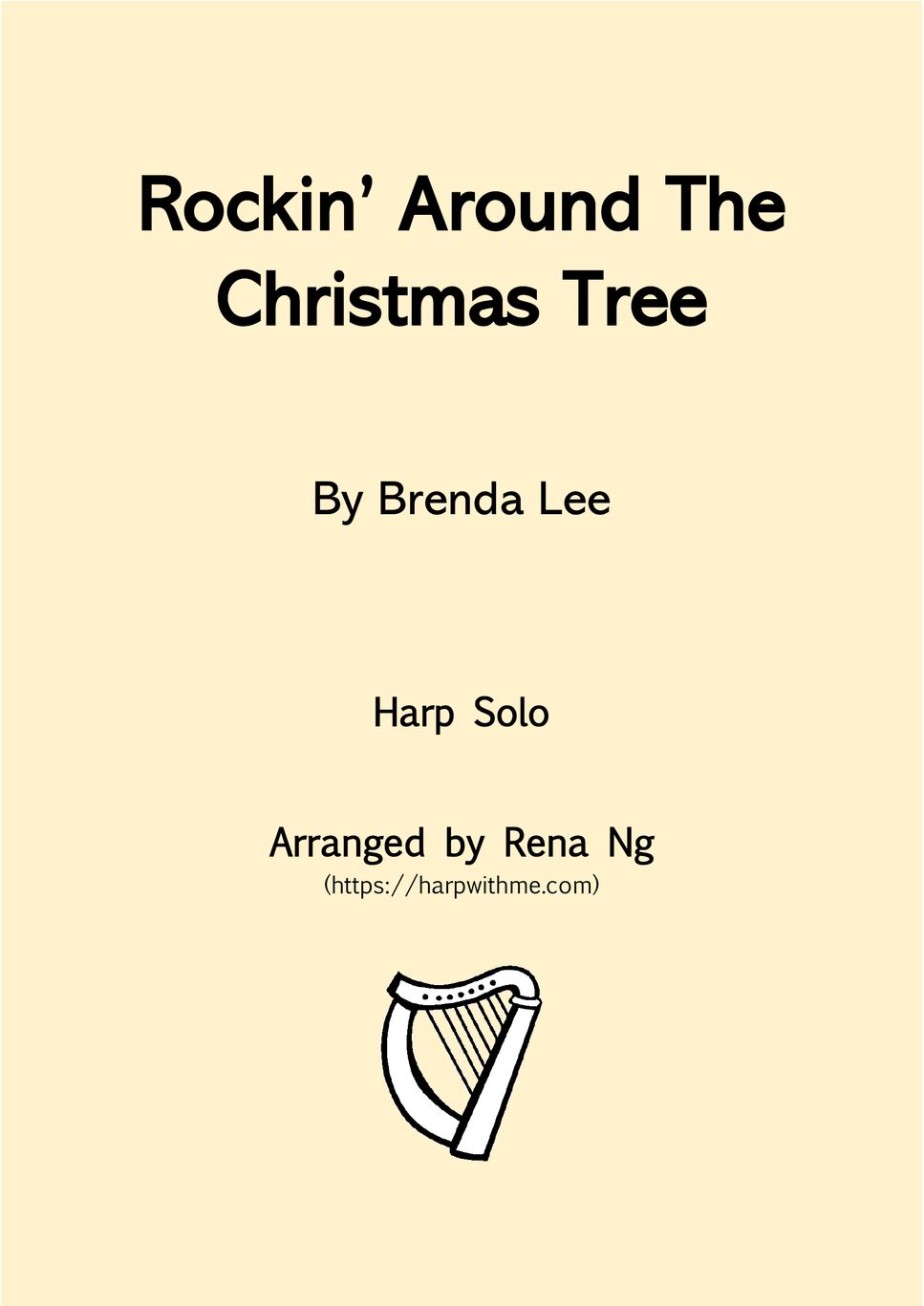 Brenda Lee - Rockin' Around The Christmas Tree (Harp Solo) Sheets by ...