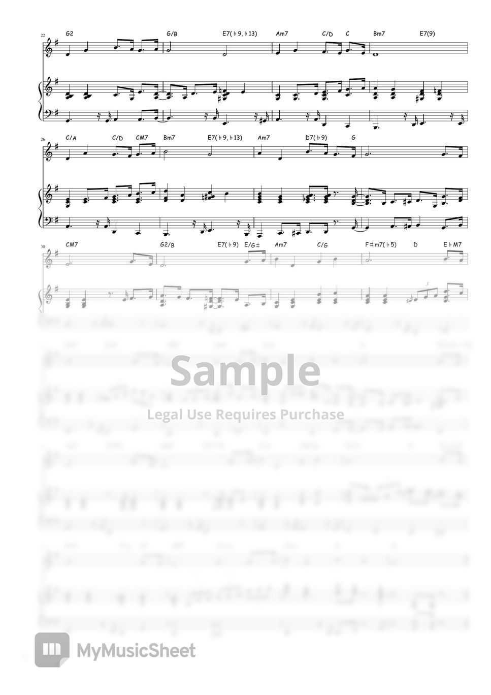 W H Doane 슬픈 마음 있는 사람 G Key Sheets By 생명의건반