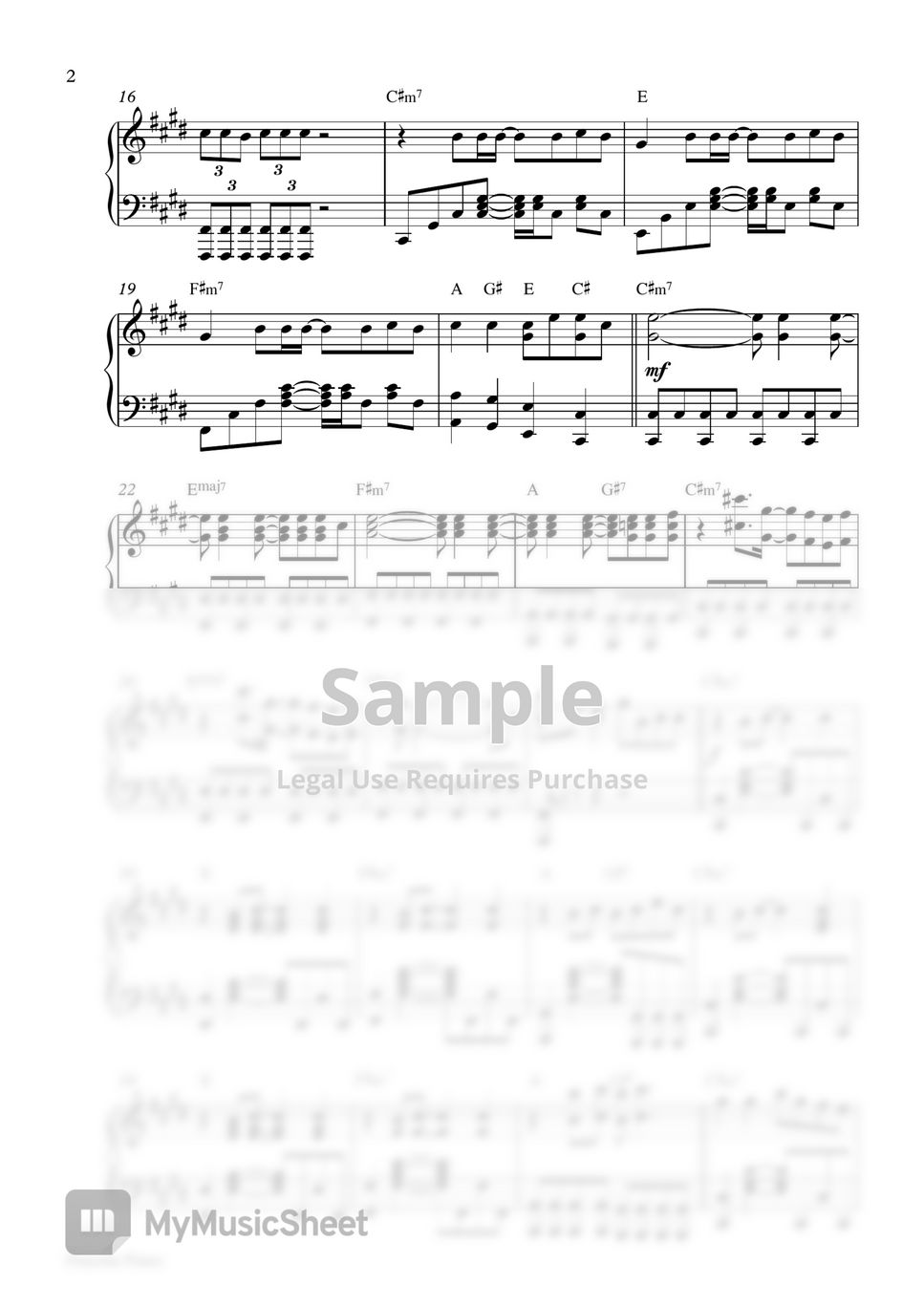SEVENTEEN - Left & Right (Piano Sheet) Sheets by Pianella Piano