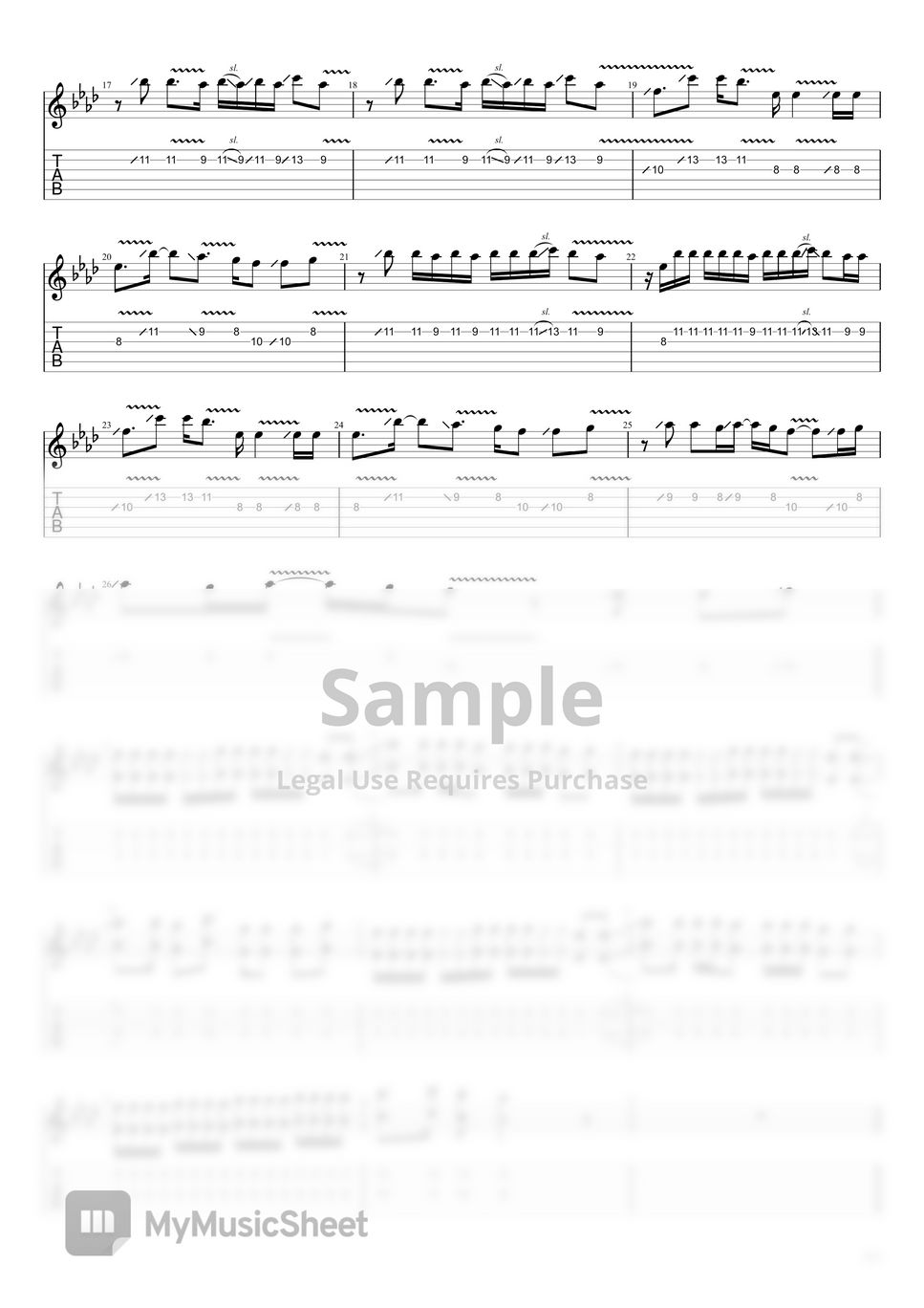 Aimer Black Bird Guitar Ver 악보 By Geeon