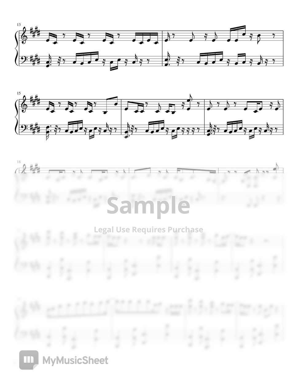 BTS - Dynamite 樂譜 by Elsdon Chang