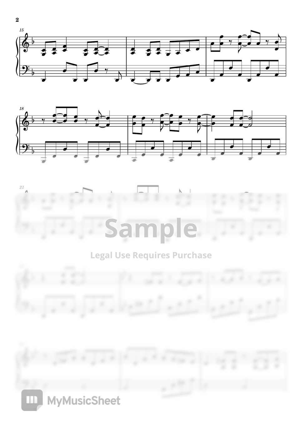 ABBA - Summer Night City แผ่น by Piano Go Life