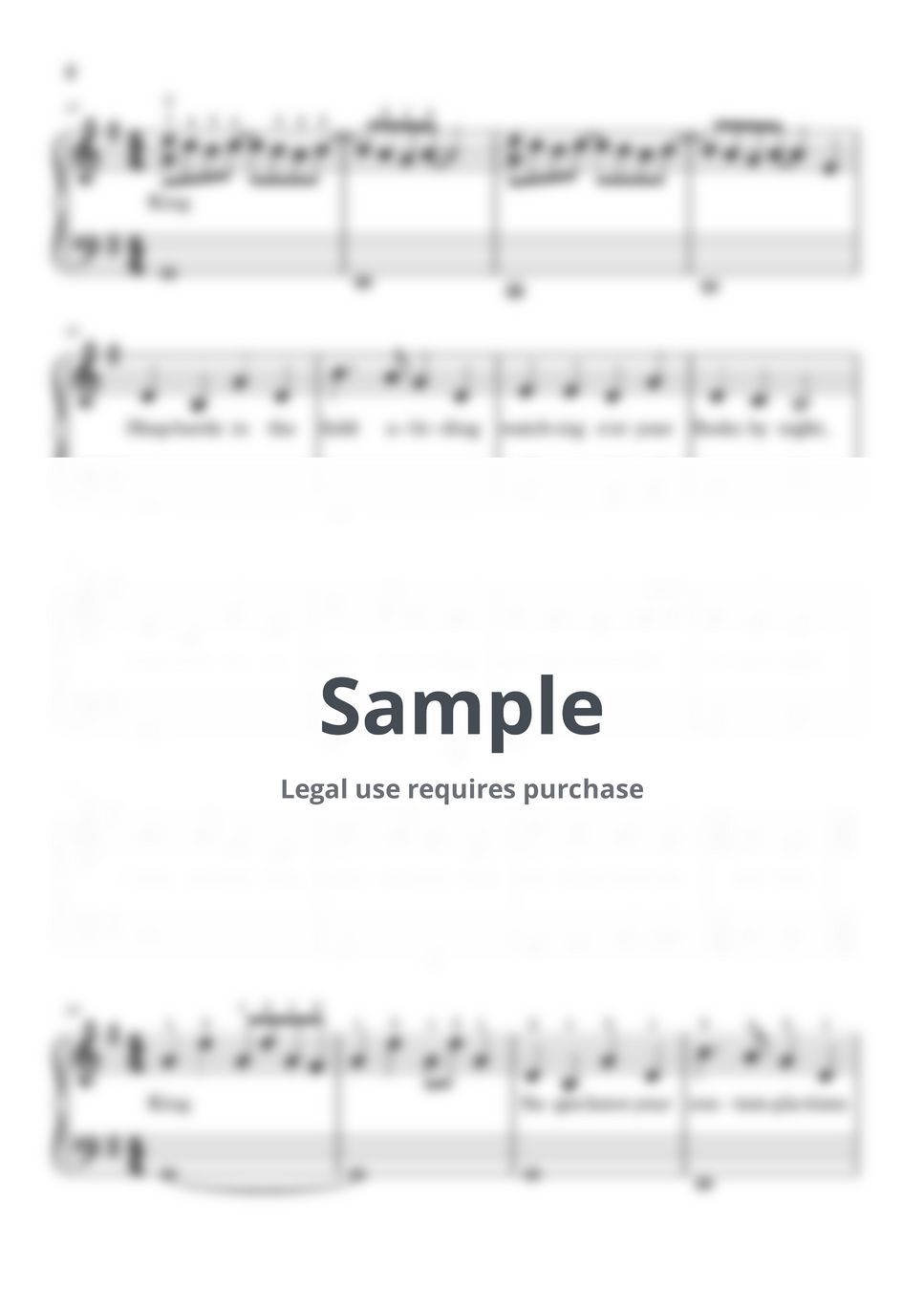 12 Christmas Carol Tunes for the Piano แผ่น by SolKeys