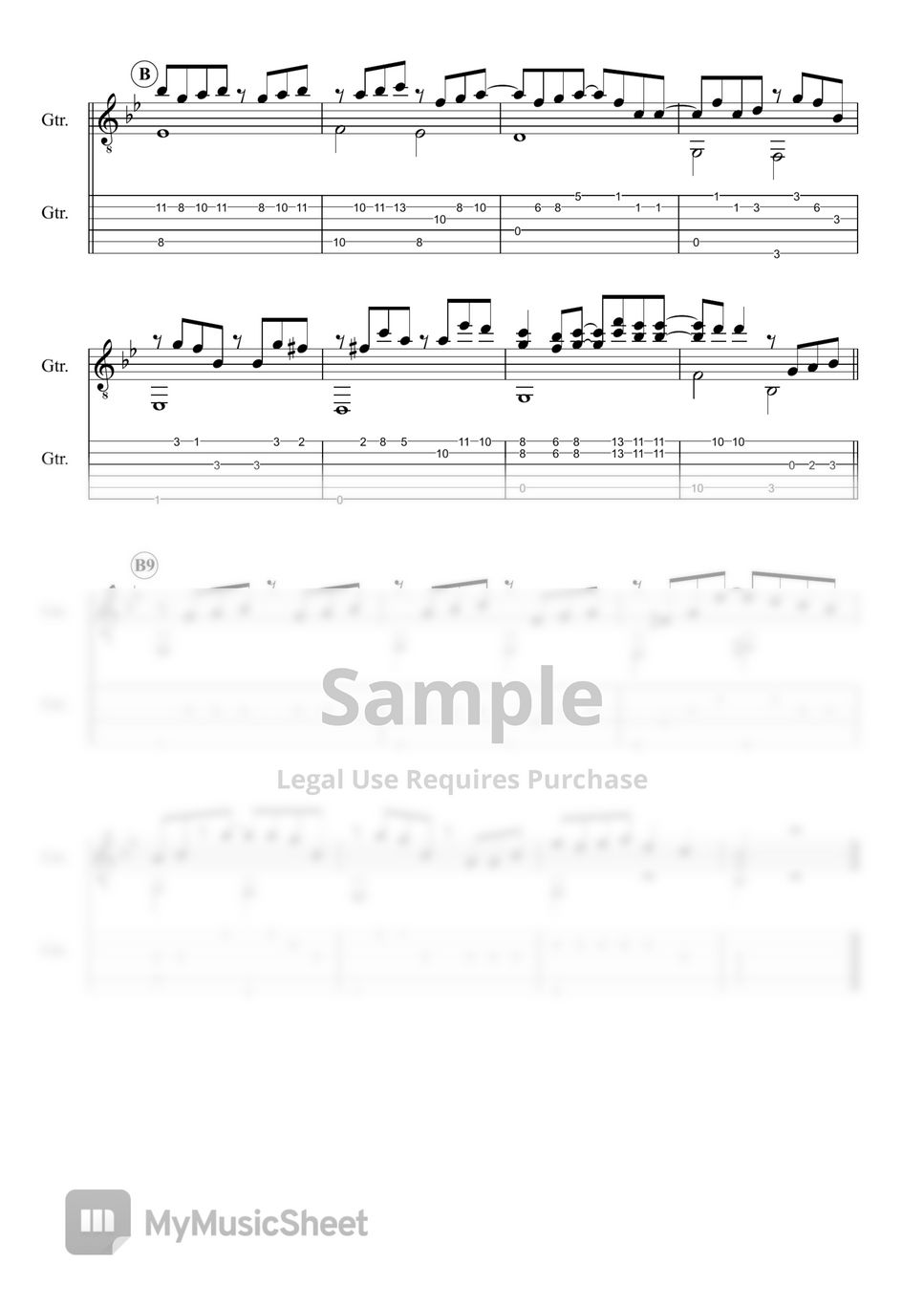 YOASOBI - 群青(Gunjou-Ultramarine) (Easy&Short Ver.) Sheets by Takajoe
