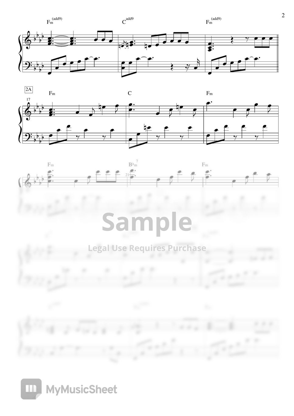 윤심덕 영문 밖의 길 서쪽하늘 붉은노을 Sheets By Harpiano