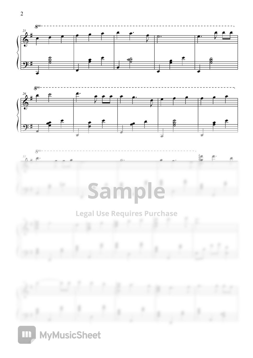 제이오(J.O) - 낙화 (뉴에이지 자작곡) Sheets