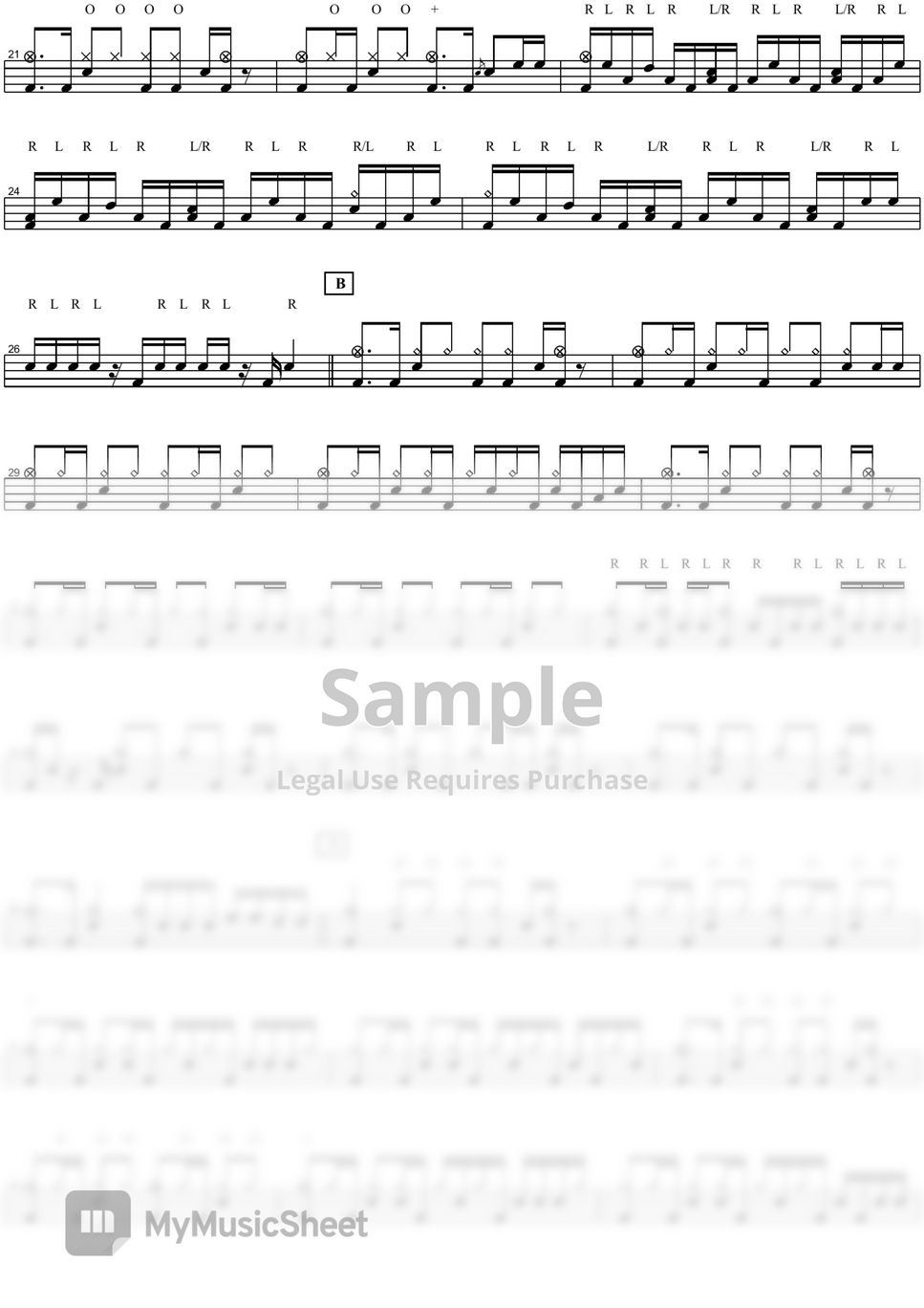Alter Bridge - Metalingus Sheet Music by COPYDRUM