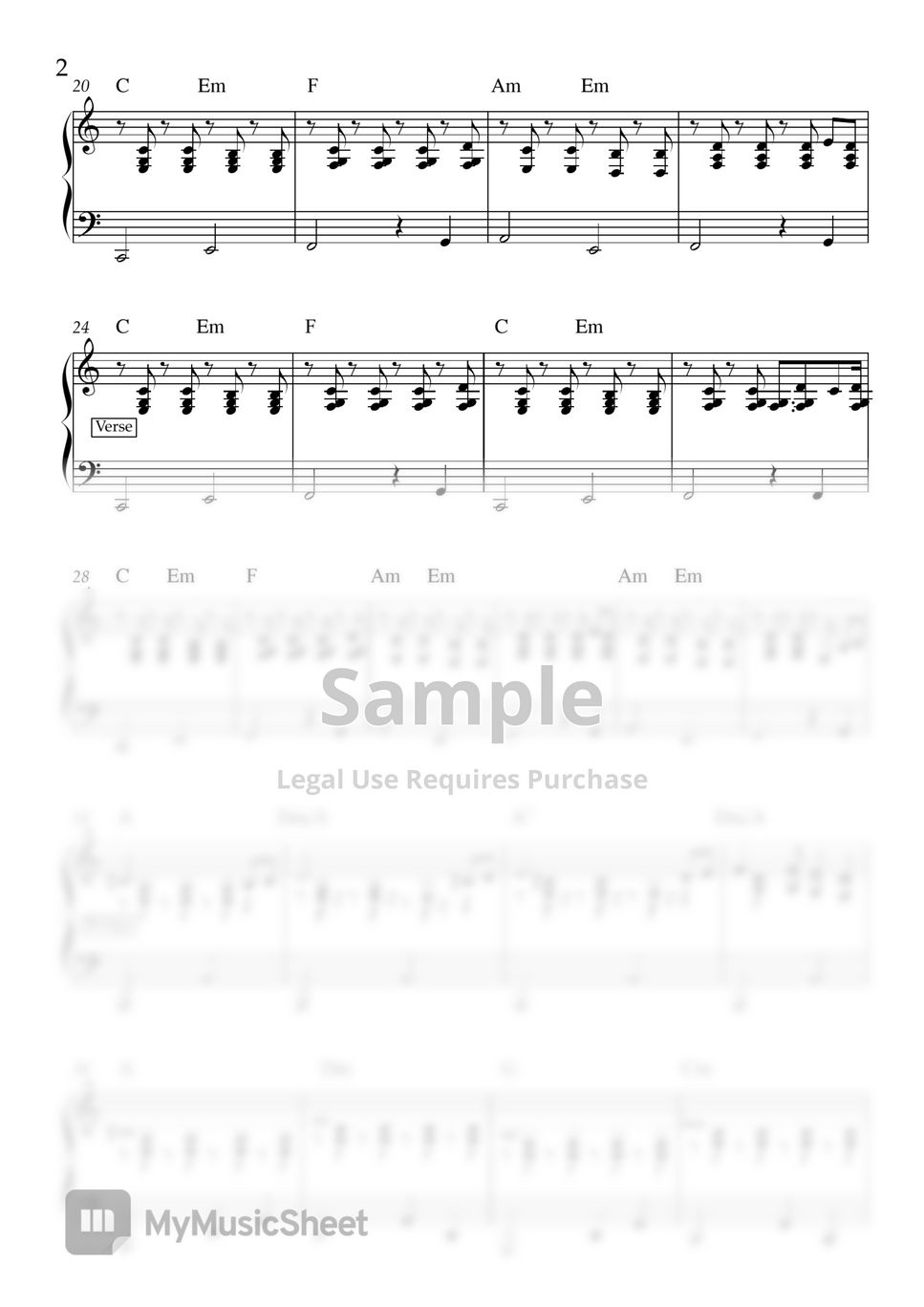 Lucio Dalla - Attenti al lupo (spartito pianoforte) Sheet Music by ...