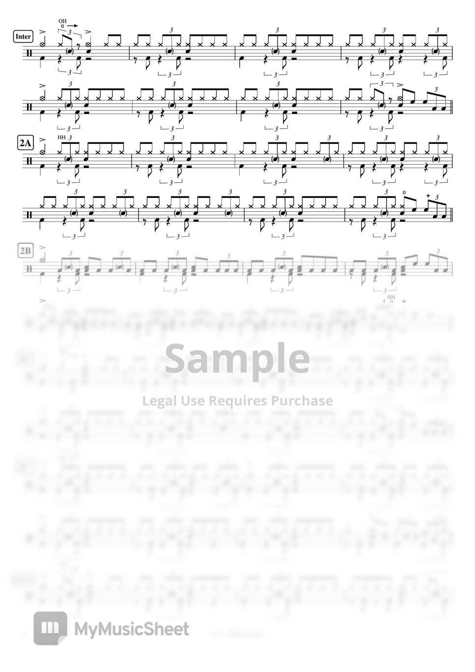 Tani Yuuki - MouIchido / もう一度 (Live ver.) Sheets by Cookai's J-pop Drum ...