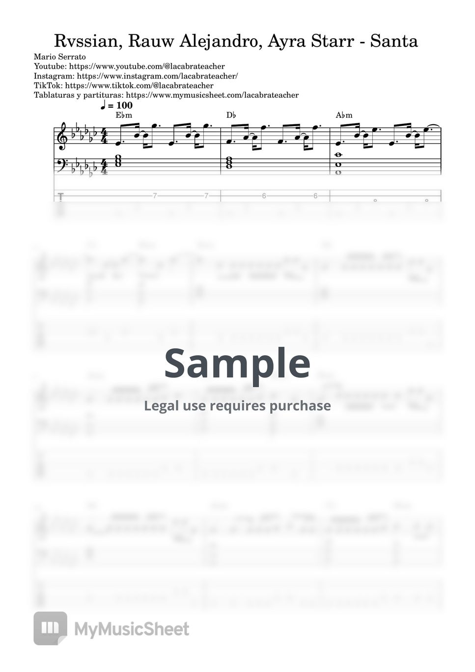 Rauw Alejandro - Santa Sheets by Mario Serrato