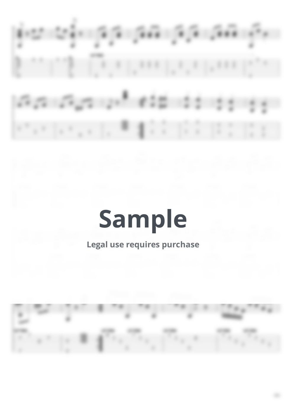 Hermann Necke - Csikos Post Tab + 1staff by Agape Guitar