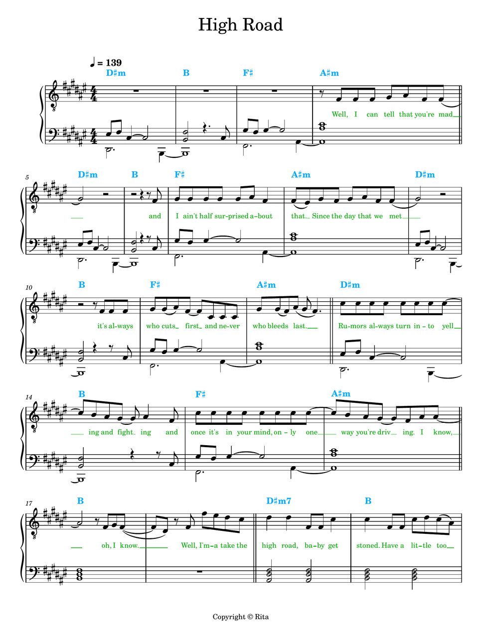 Koe Wetzel - High Road featuring Jessie Murph (Simple version with ...