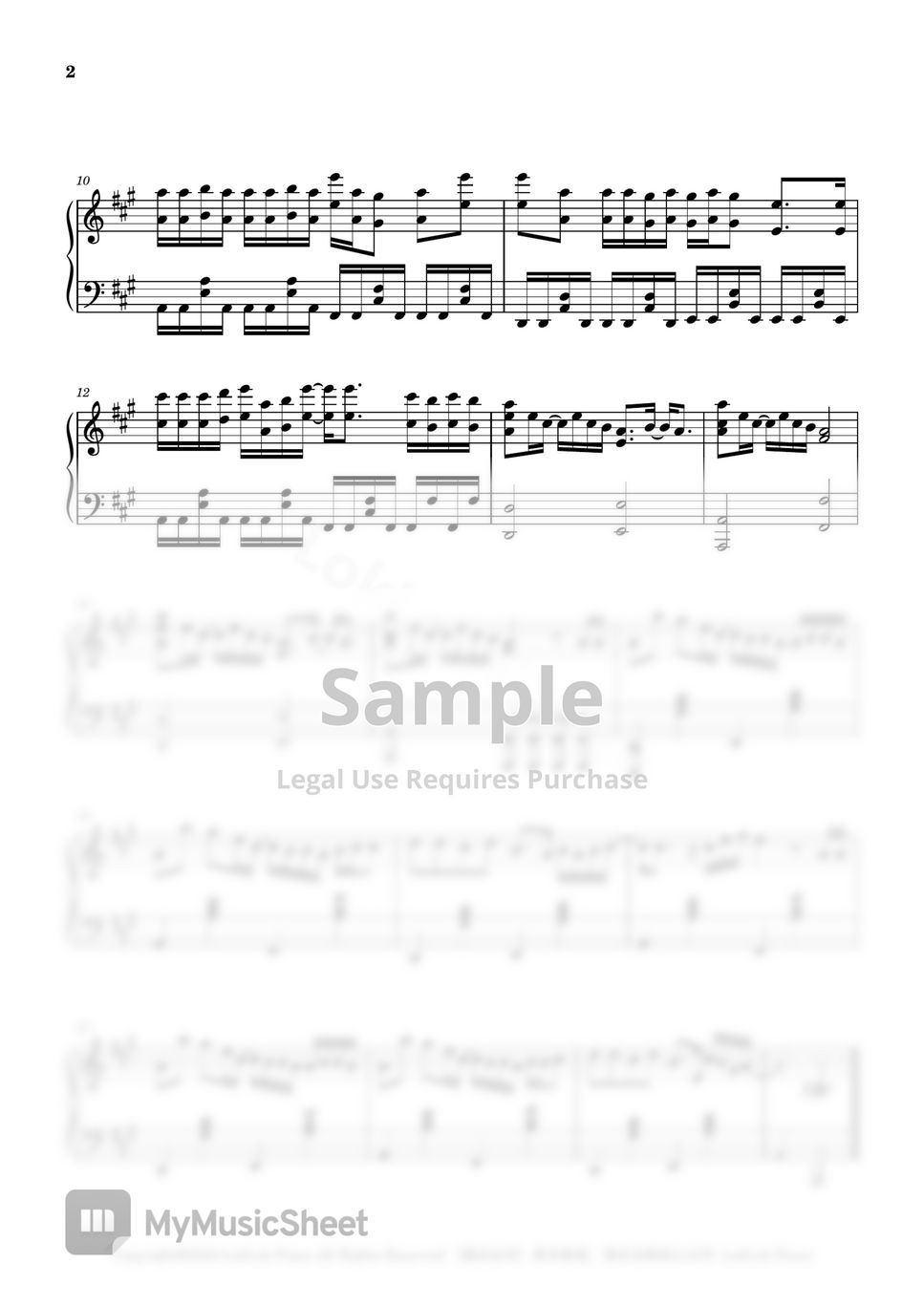 LBI利比 - 小城夏天 Sheet Music by LokLok Piano