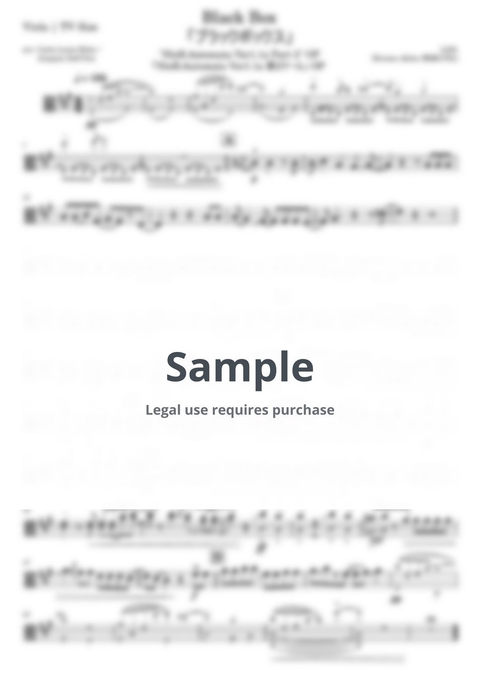 LiSA - Black Box | "NieR:Automata Ver1.1a Part 2" OP Sheets by co-neko