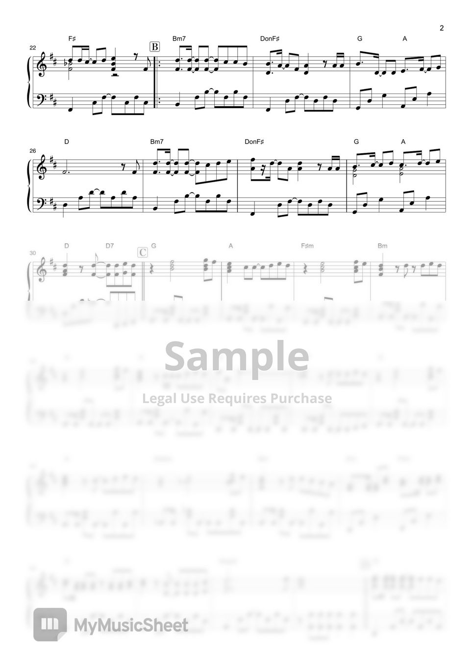Sumika equal Sheet By THETA PIANO