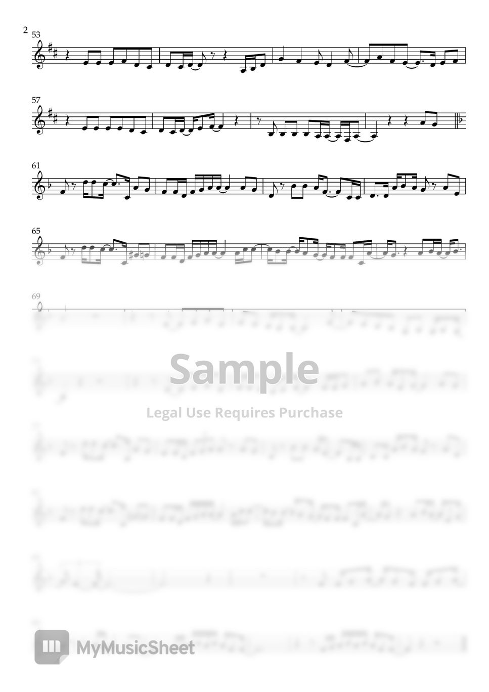Lee Mujin - Traffic light (for Bb trumpet) Sheets by respecTRUMPET