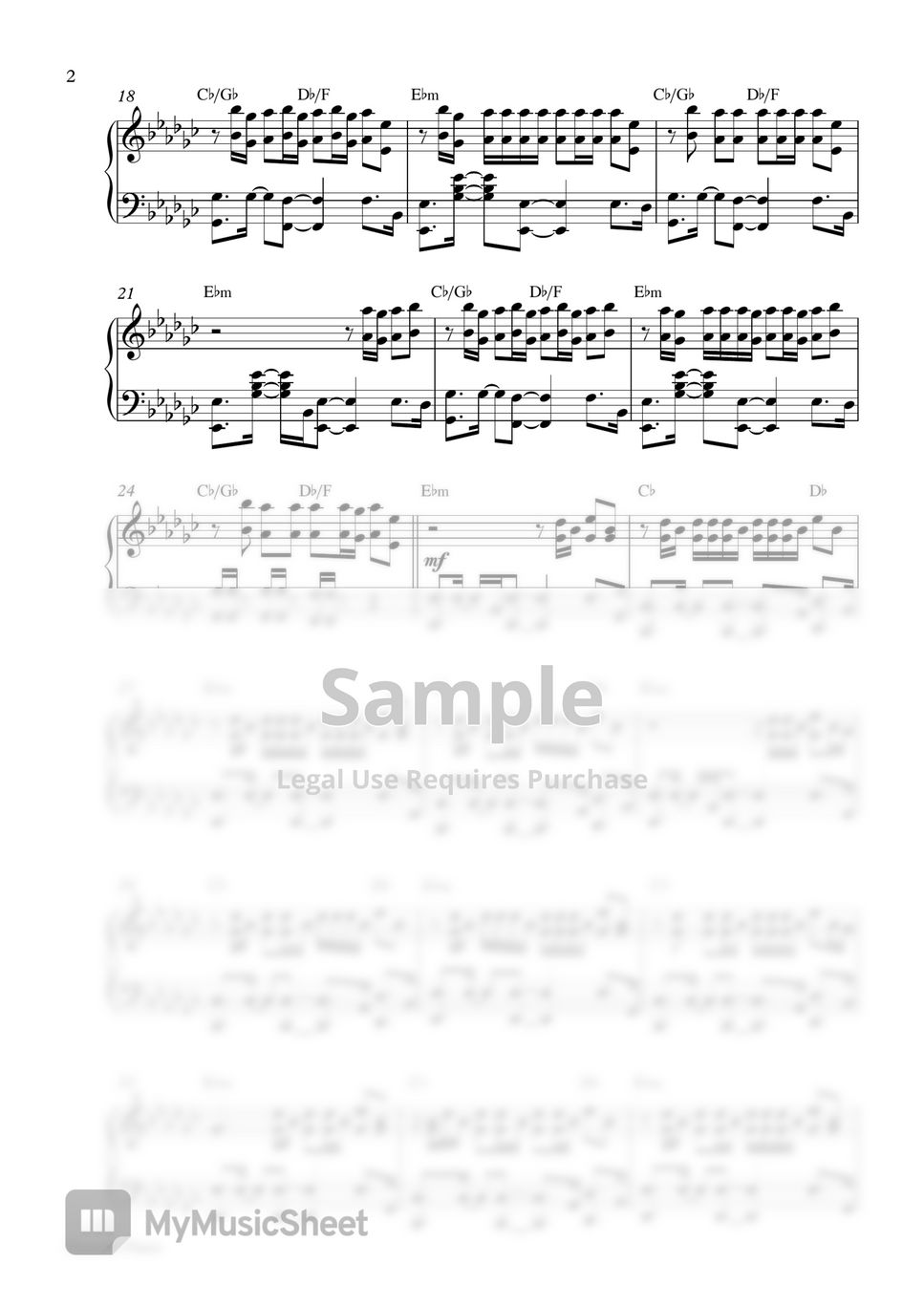 The Weekend - Heartless (Piano Sheet + Drum Track Minus One) Sheets by ...