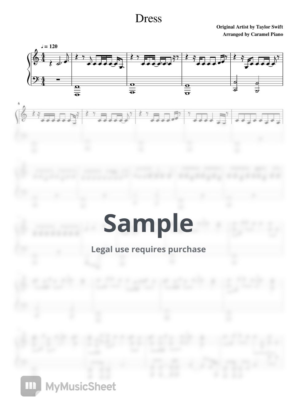 Taylor Swift - Dress - Taylor Swift Sheets by Caramel Piano