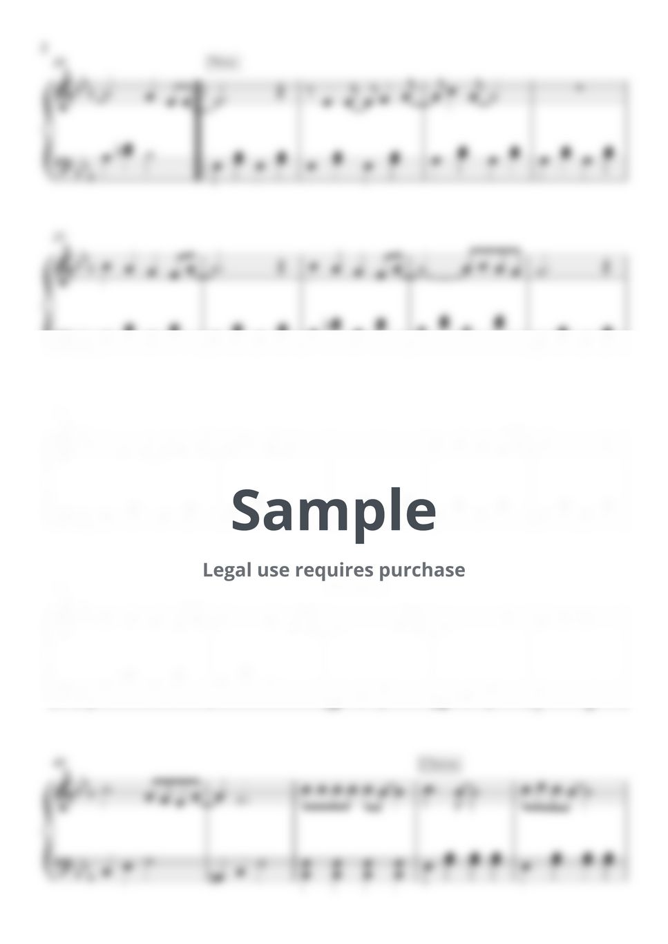 Kelly Clarkson - Underneath the Tree Sheets by PianoYA