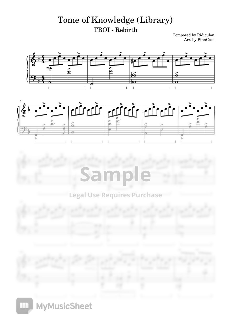 The Binding of Isaac - Tome of Knowledge (Library) - Rebirth Sheet ...