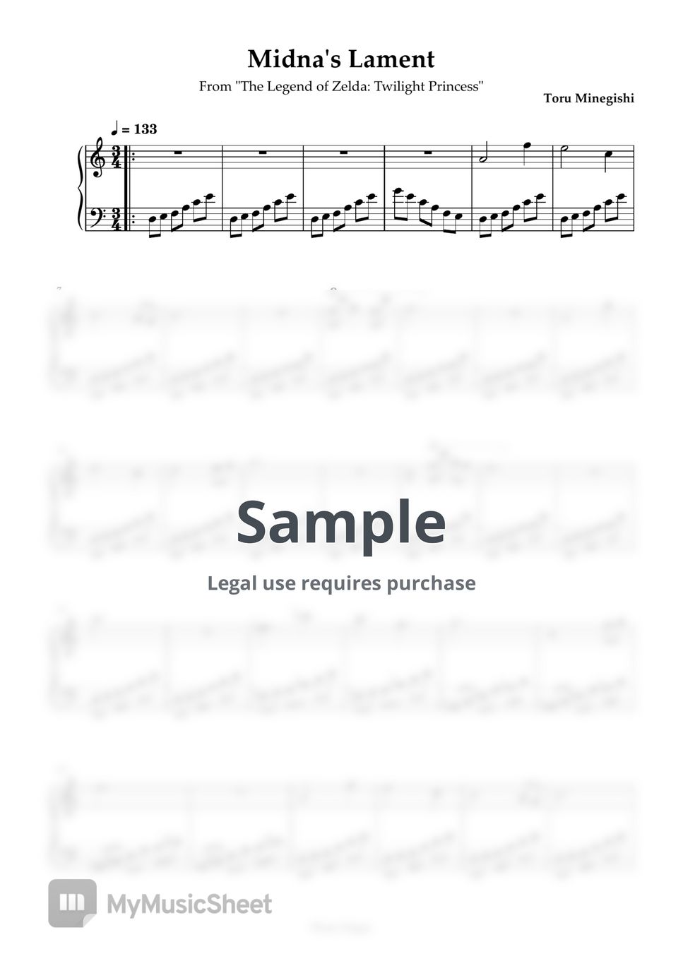 Toru Minegishi - Midnas Lament (From „The Legend of Zelda: Twilight ...