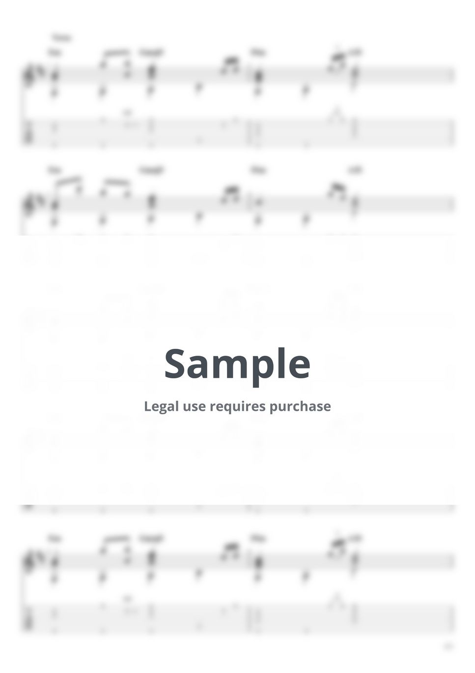 Minecraft - (Minecraft OST) Sweden (Fingerstyle) Sheet Music by ...