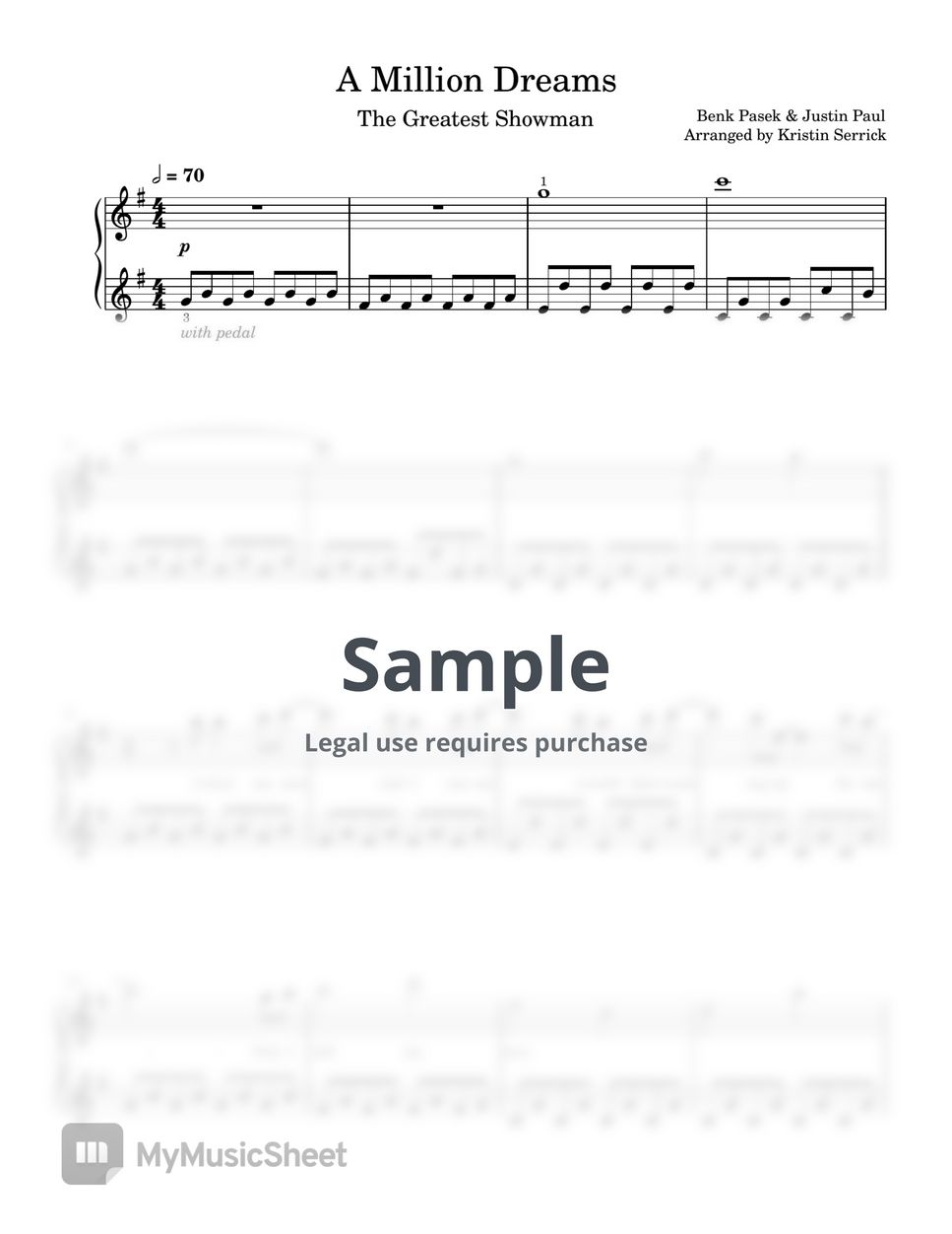 Ben Pasek & Justin Paul - A Million Dreams (From the Movie 'The ...