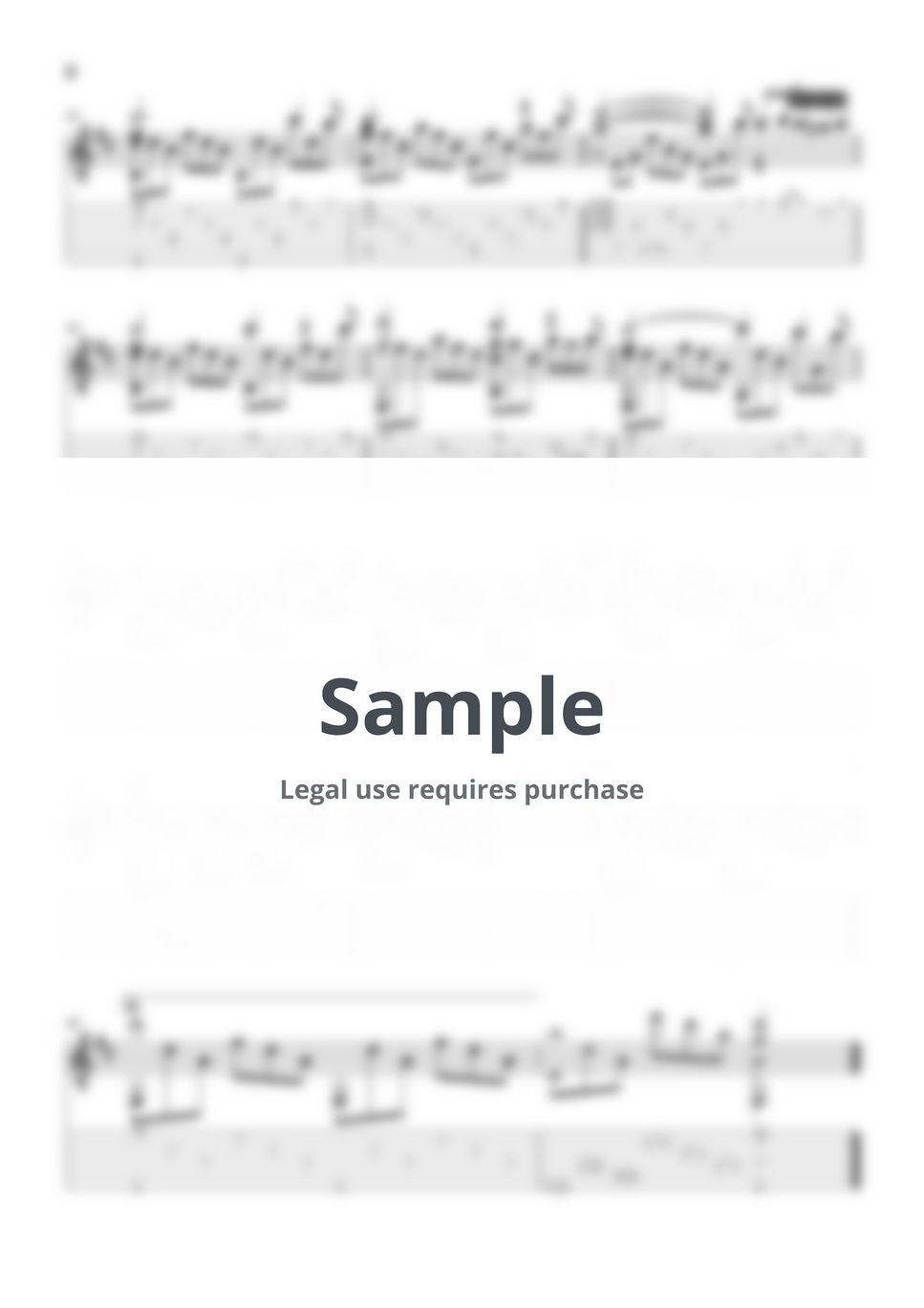 Adolphe Adam - O Holy Night Acoustic Guitar TAB+1 Staff PDF | Toshihiro ...