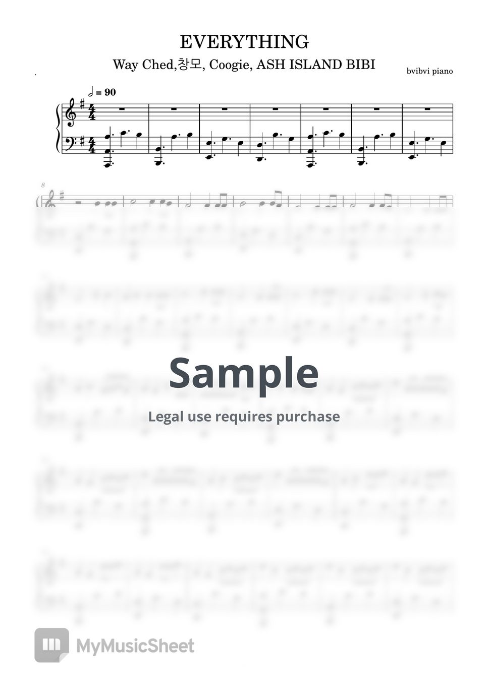 Way Ched (웨이체드) - EVERYTHING (Feat. 창모 & Coogie & ASH ISLAND & BIBI ...