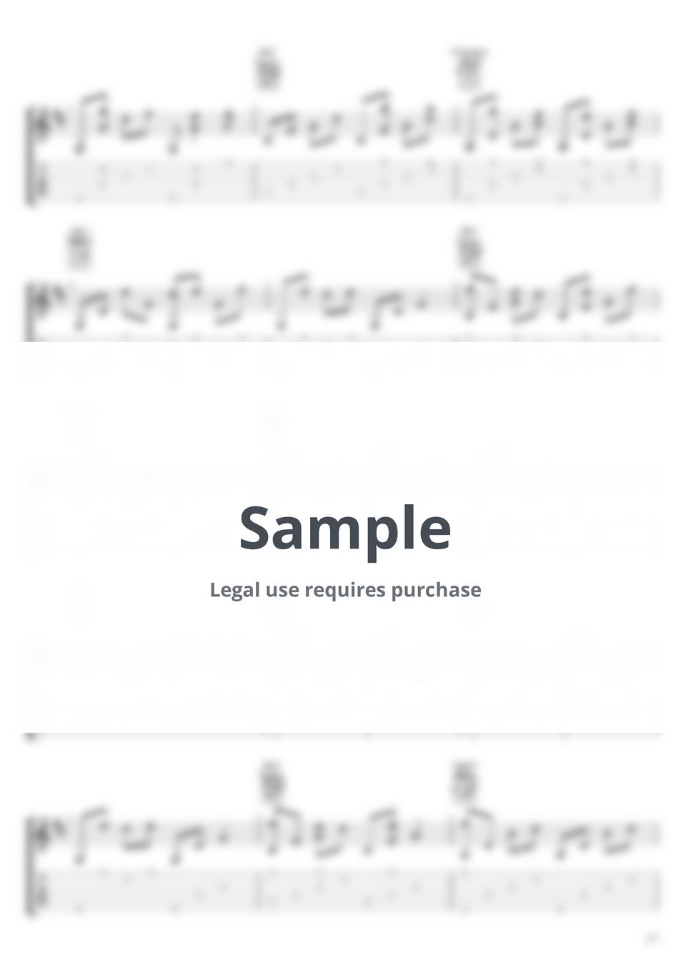 Olivia Rodrigo - lacy Tab + 1staff by AC Guitar