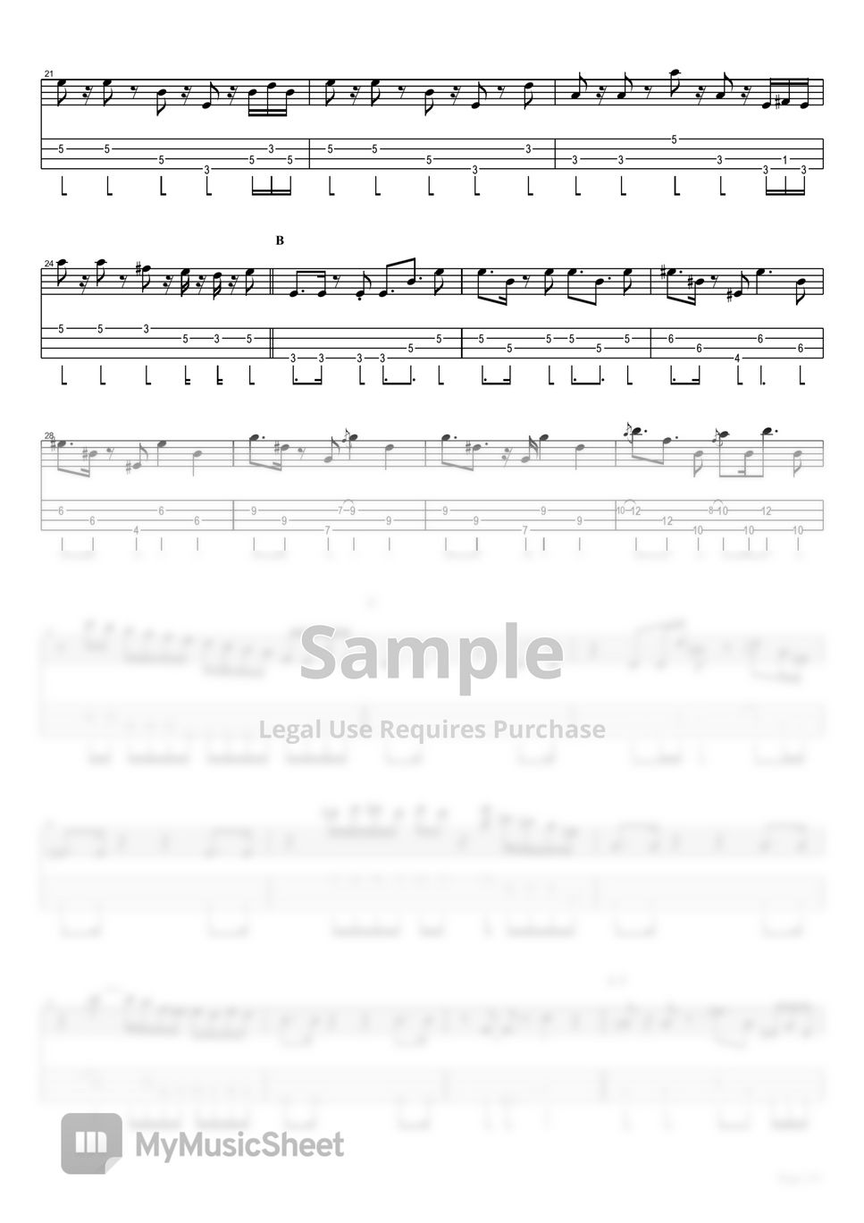 곽윤찬 Jasper J Bass Sheets By Taehyun Taylor Lee