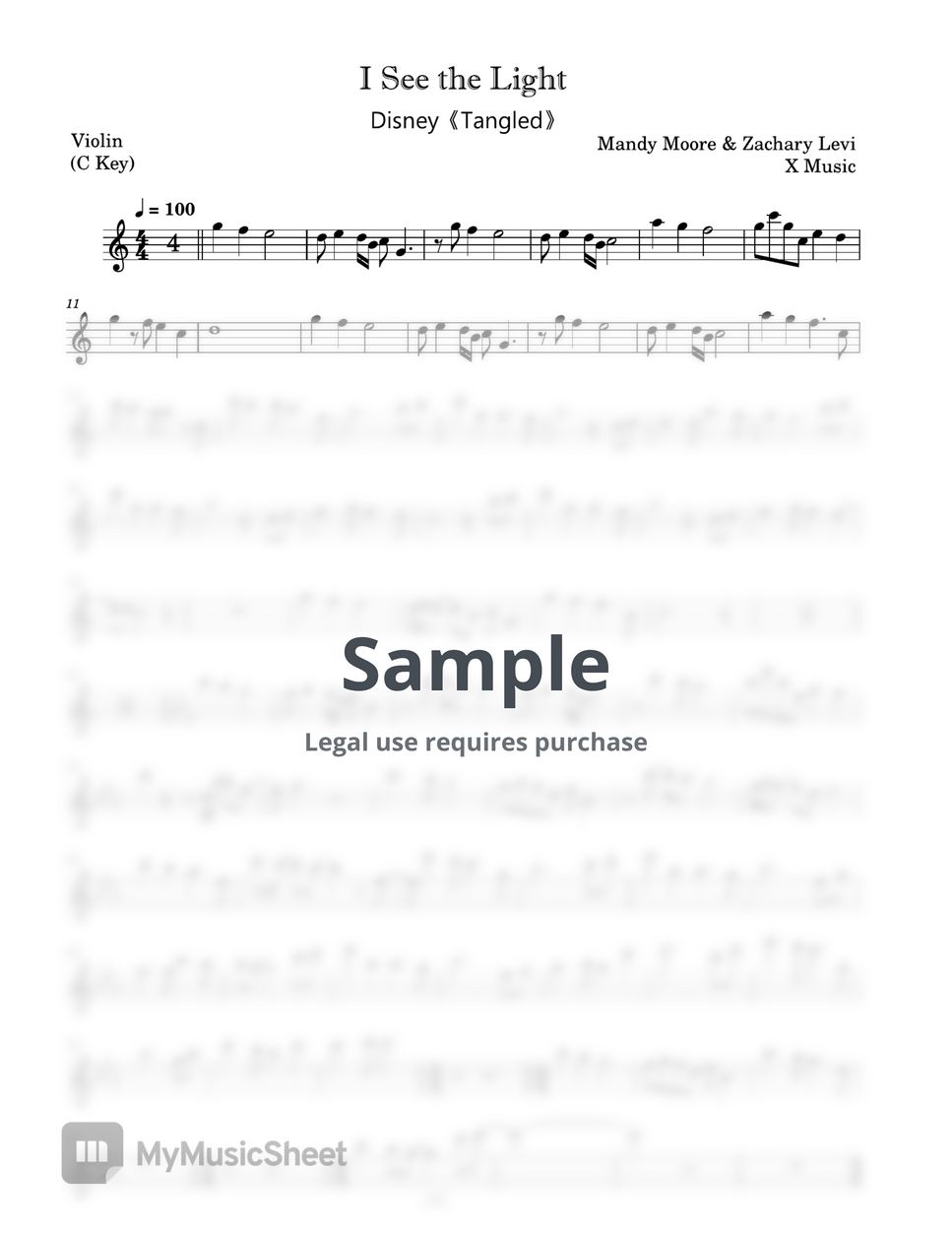 Mandy Moore & Zachary Levi - I See the Light (Disney/因為我有你/輝く未来/Tangled/魔髮奇緣/附伴奏連結(With Karaoke ...