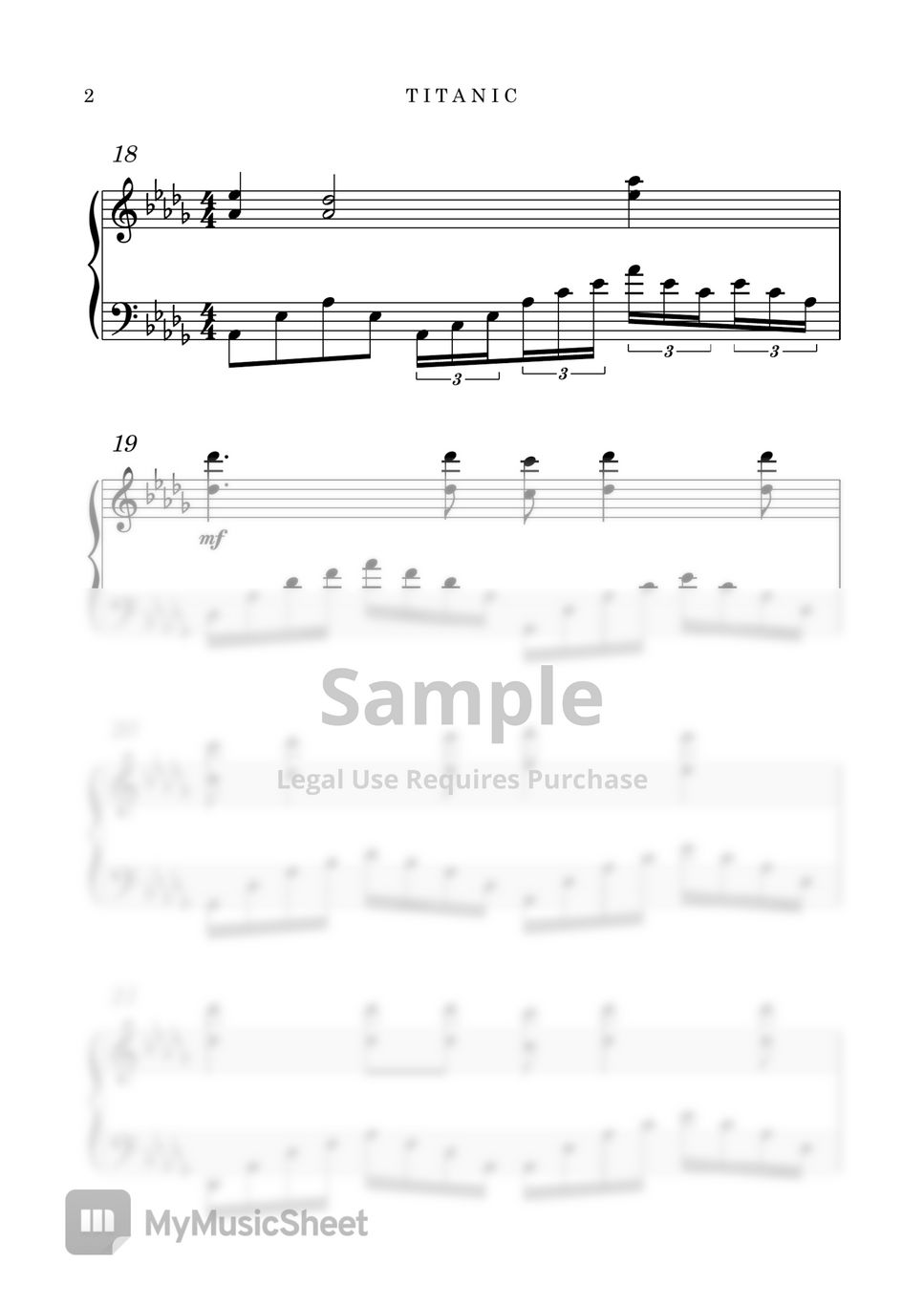 James Horner - Titanic Sheet Music by Heetae